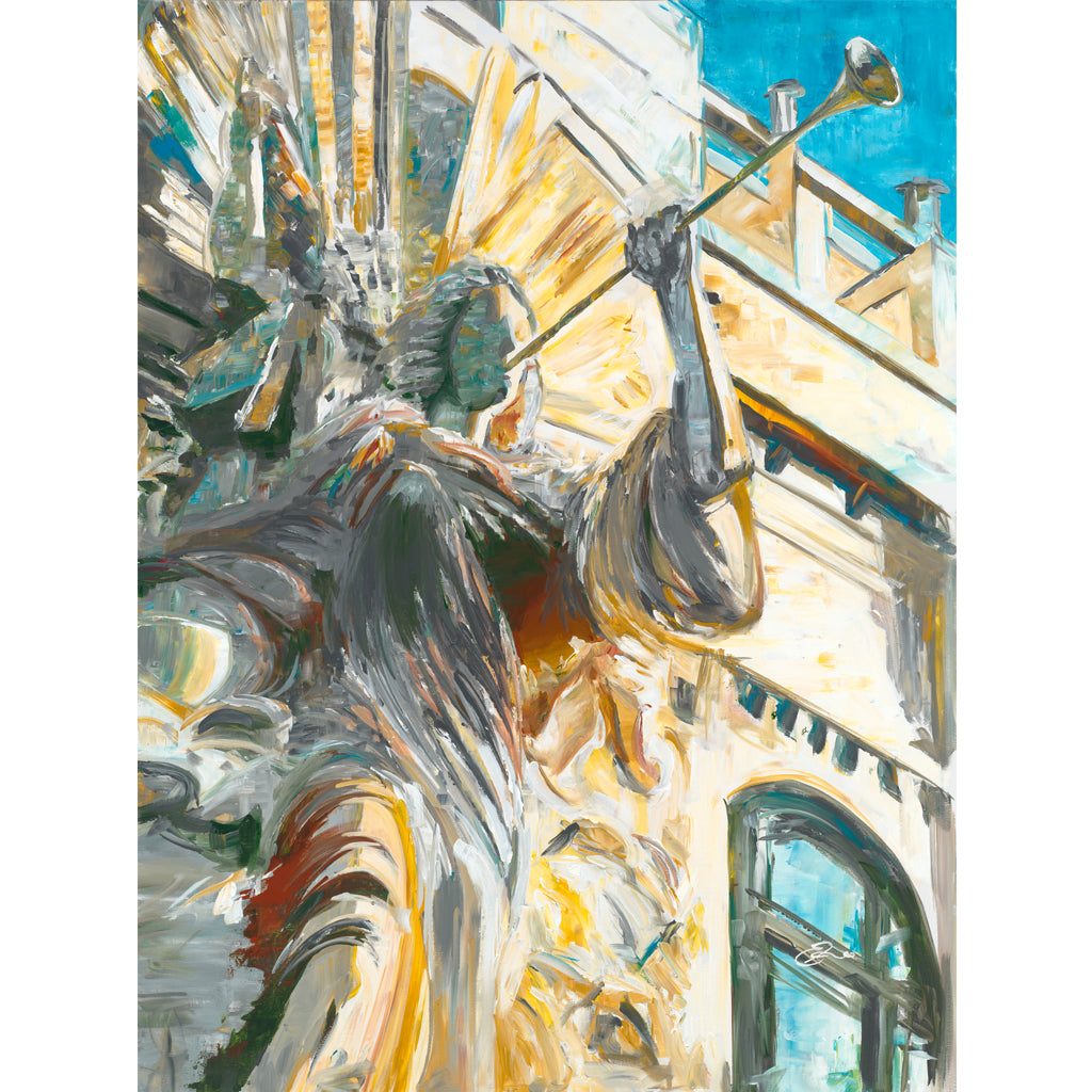 Bass Performance Hall Angel (36"×48") – Eric Hanson Artwork